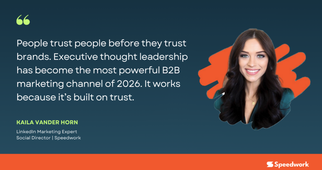 Executive Thought Leadership is the Most Powerful B2B Marketing Channel ...